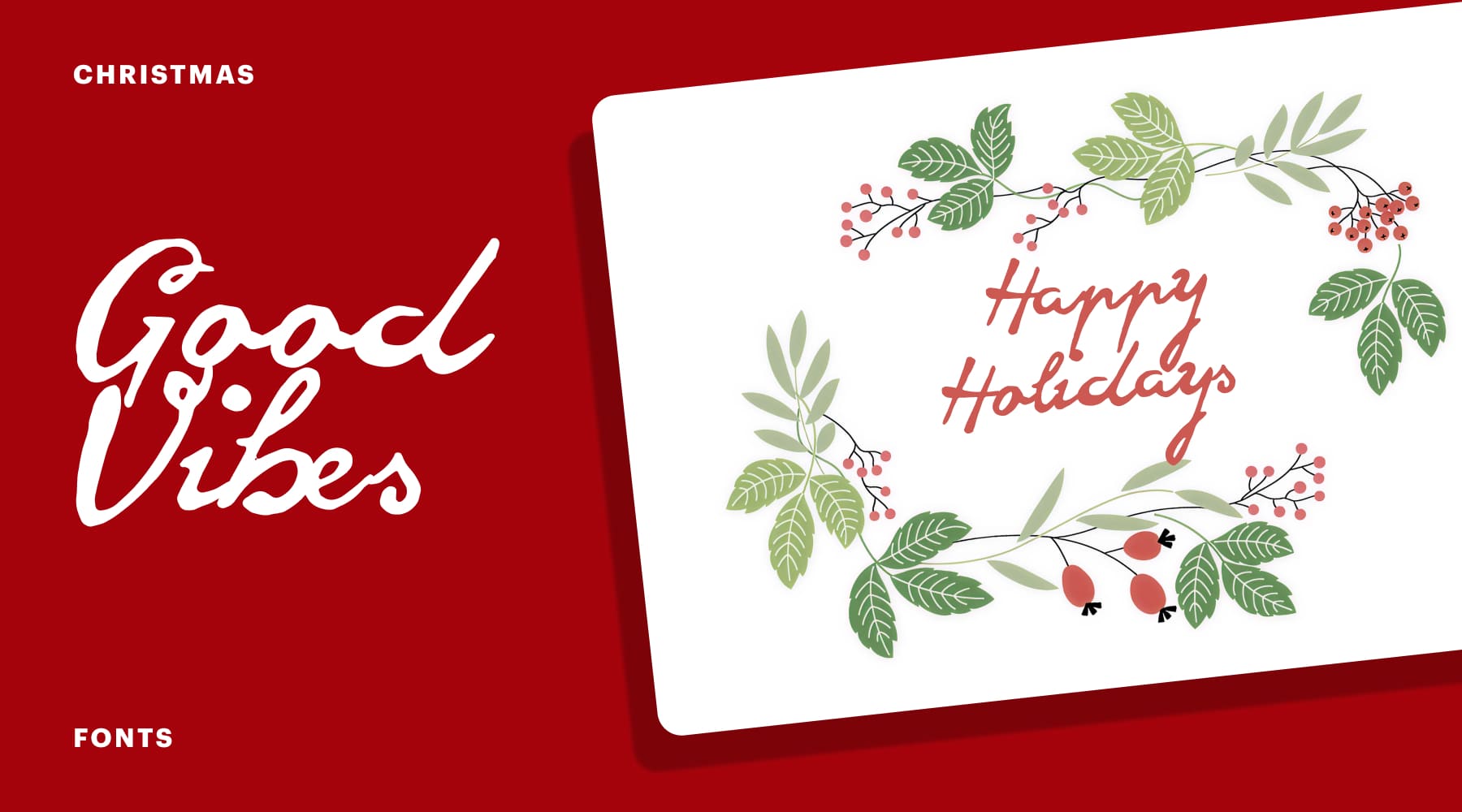 31 best Christmas fonts to use | VistaPrint AU
